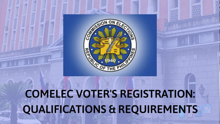 Comelec Voters Registration Requirements & Qualifications - NewsToGov