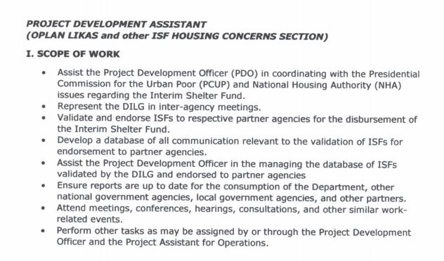 DILG Central Office Job Vacancies for August - NewsToGov