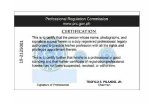 PRC releases new format of Professional Identification Card - NewsToGov