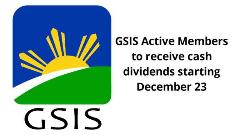 GSIS members to receive cash benefit starting Dec 23 - NewsToGov
