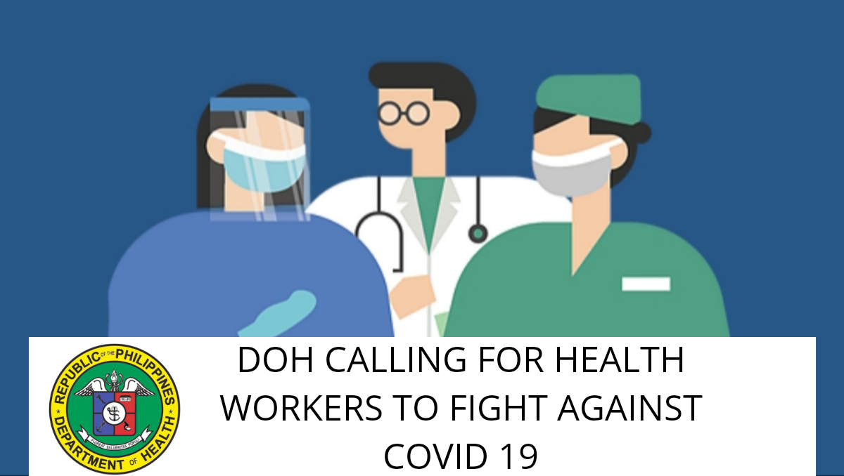DOH looking for Health Workers willing to work in COVID 19 referral ...