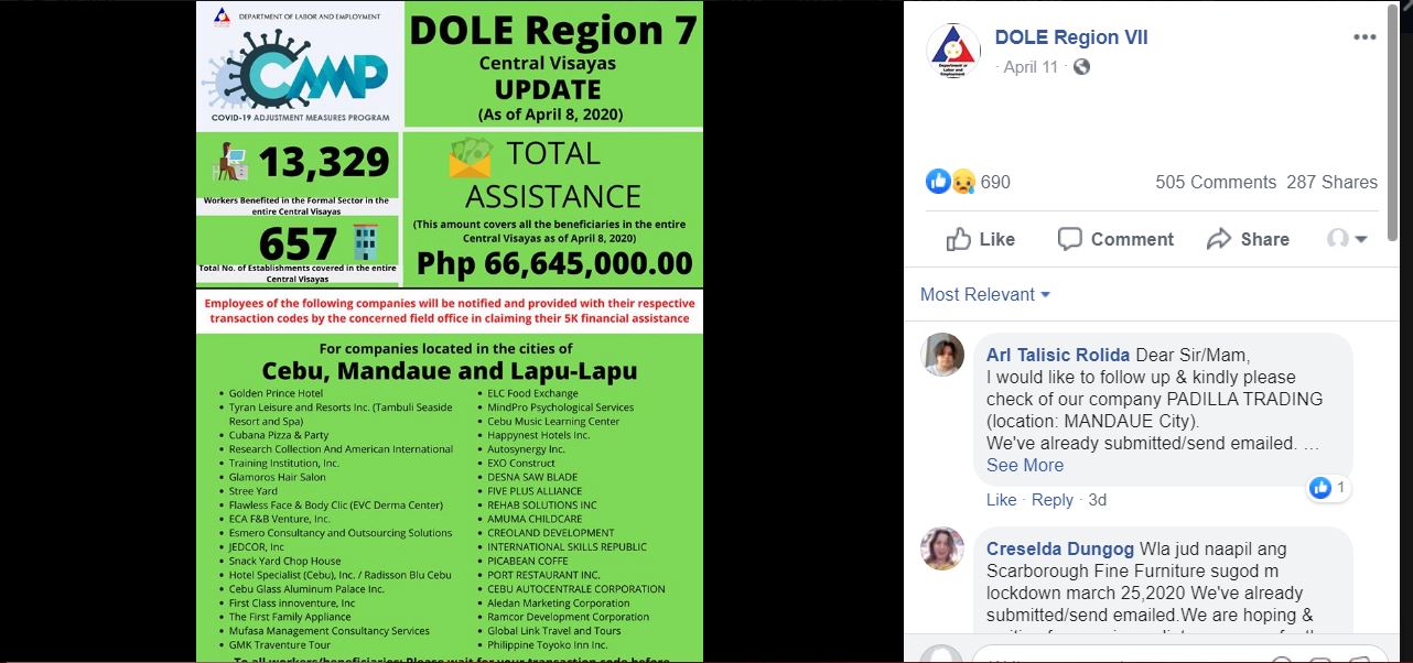 List of Company approved by DOLE - NewsToGov