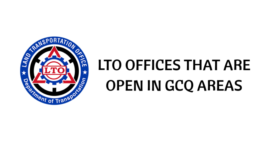 LTO offices per region that are open starting May 20 - NewstoGov