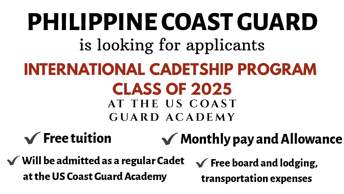 PCG opens application for International Cadetship Program at USCGA ...