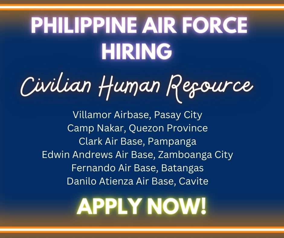 Philippine Air Force (PAF) is hiring: Apply now! - NewsToGov