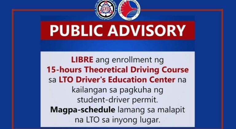 List: LTO Driver's Education Center nationwide with free TDC - NewsToGov