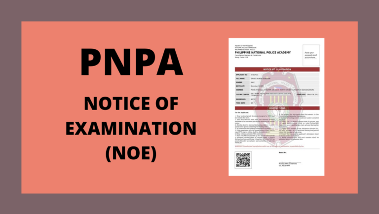PNPA issues Notice of Examination NOE for 2021 applicants - NewsToGov