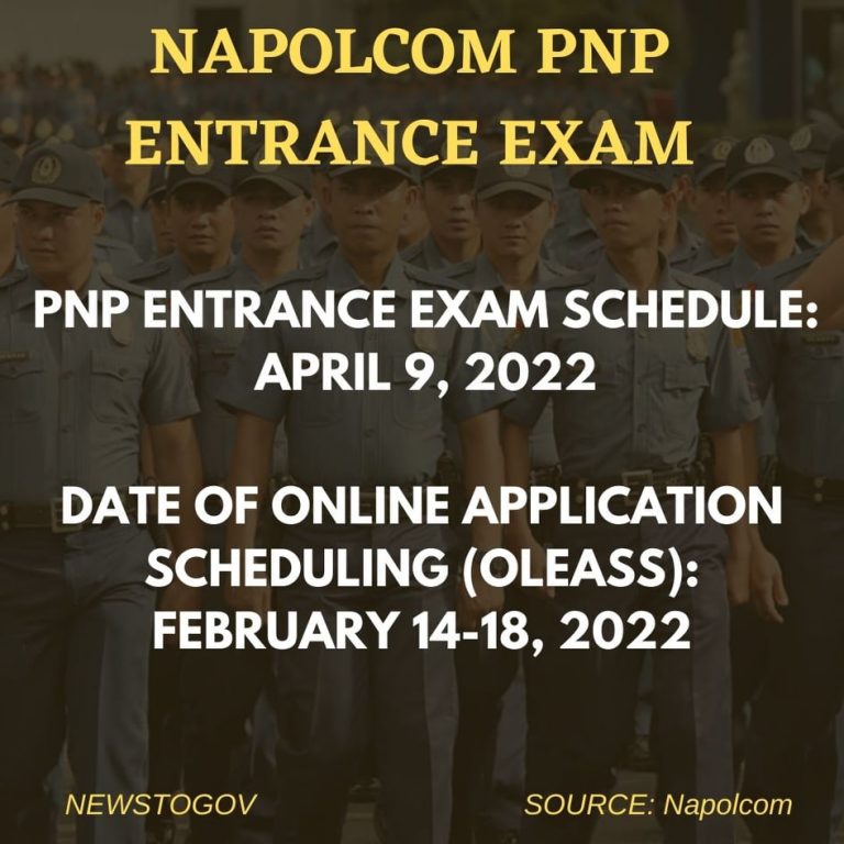 Napolcom Online Registration (OLEASS) 2022 for the PNP Exams - NewsToGov