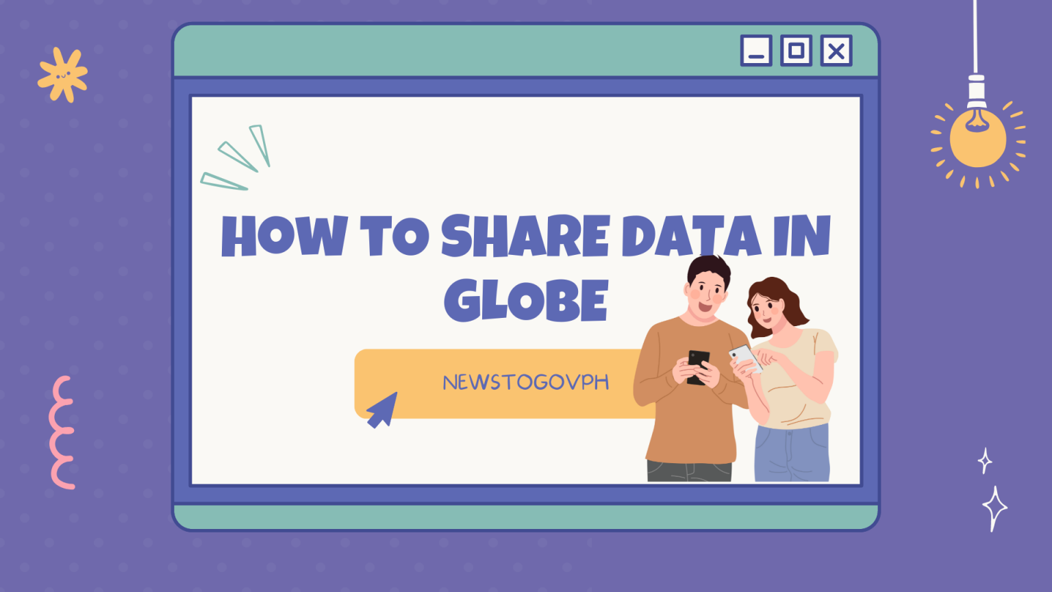 How to share data in globe - NewsToGov
