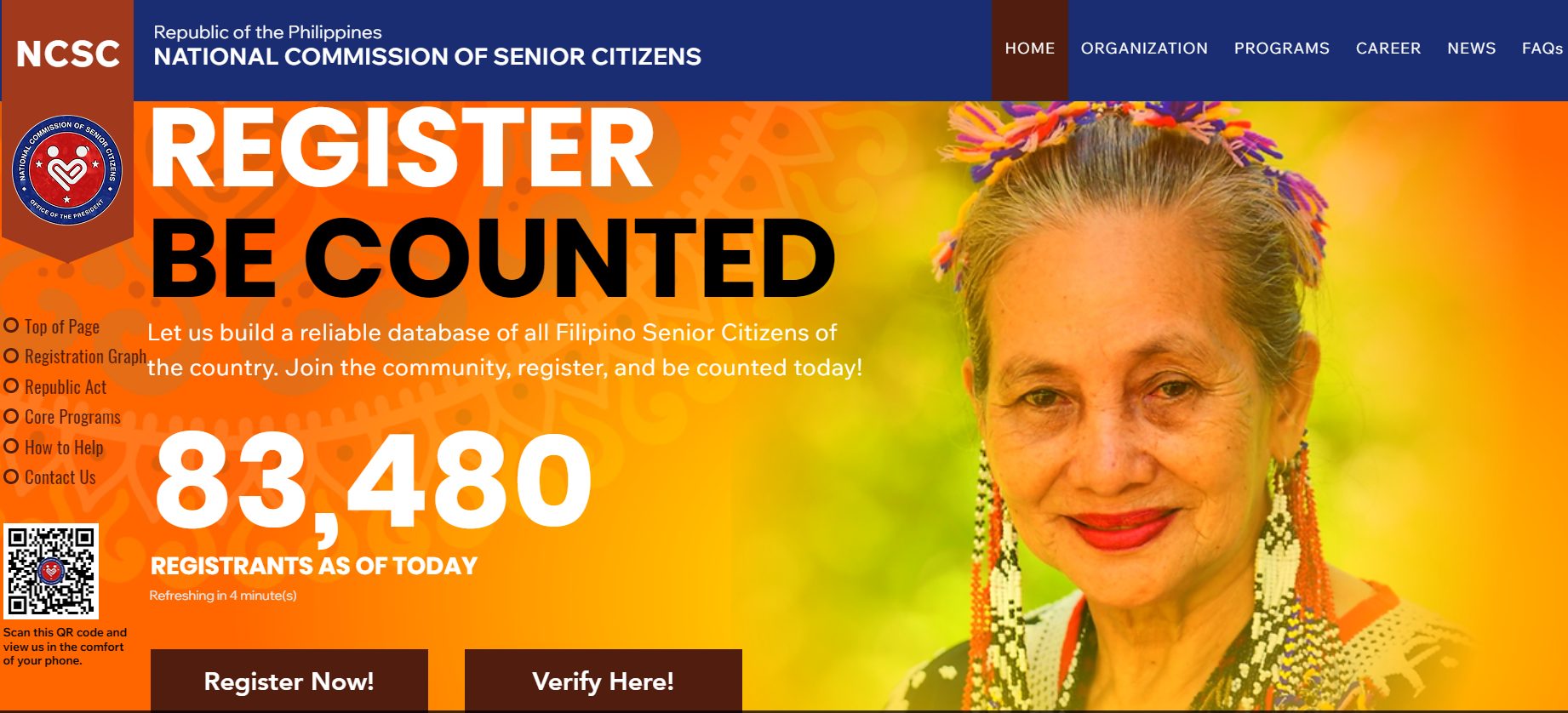 Senior Citizen Online Registration