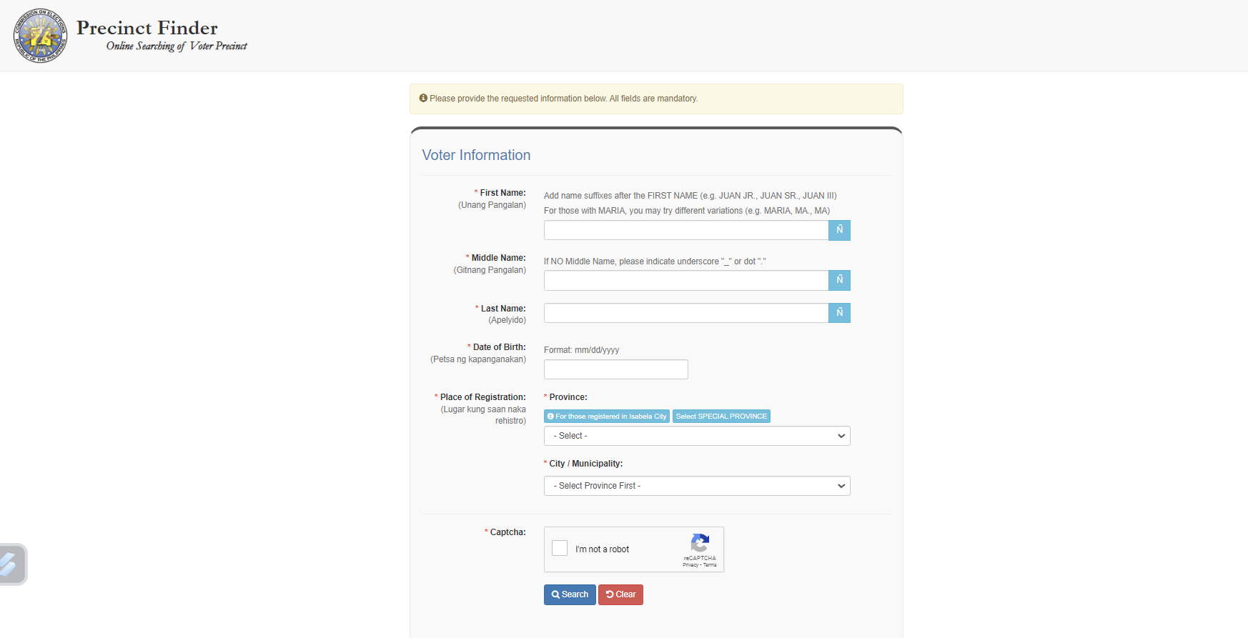 Comelec Precinct Number Finder 2023 - NewsToGov