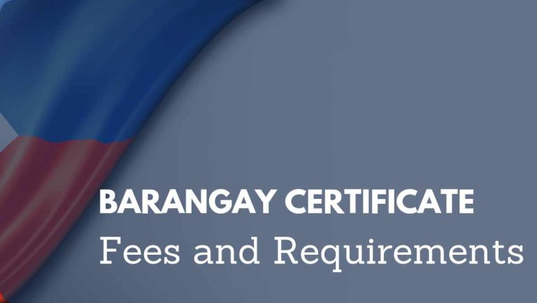 Barangay Certificate: Requirements and Fees - NewsToGov