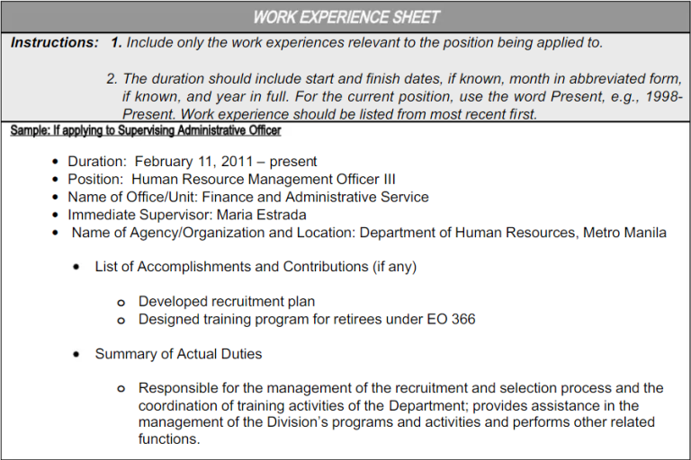 PDS Form Personal Data Sheet Download (PDF and Excel) - NewsToGov