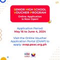 Deped Voucher for SHS 2024-2025 now open - NewsToGov